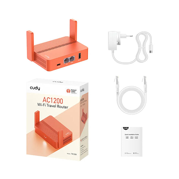 Cudy, AC1200 Wi-Fi VPN Travel Router TR1200 Price in Lebanon – Mobileleb