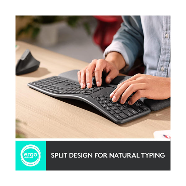 Logitech ERGO K860 Wireless Ergonomic Qwerty Keyboard Price in Lebanon ...