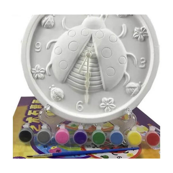 Kids Plaster Clock Coloring with Coloring Set - 14319 Price in Lebanon ...