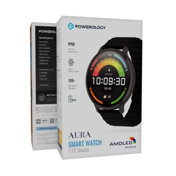 Powerology Aura Smart Watch with 1.73" AMOLED Display Price in Lebanon ...
