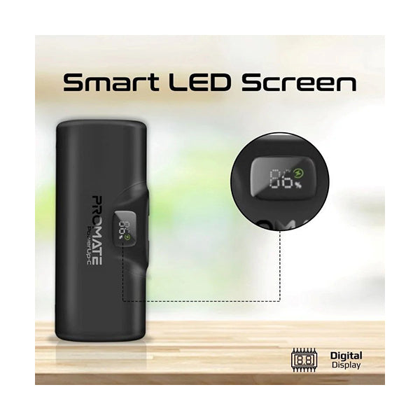 Promate Mini Power Bank Type-C 20W POWERUP-C.BLACK Price Lebanon – Mobileleb