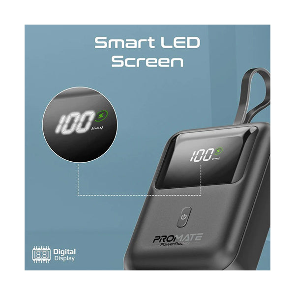 Promate PowerPod-10 Ultra Compact 35W Power Bank USB-C Price Lebanon ...