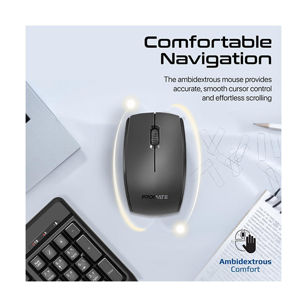 Promate PROCOMBO-14.E/A Wireless Keyboard and Mouse Price in Lebanon – Mobileleb