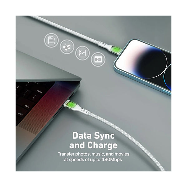 Promate TransLine-Ci 27W PD USB-C to Lightning Cable Price in Lebanon ...
