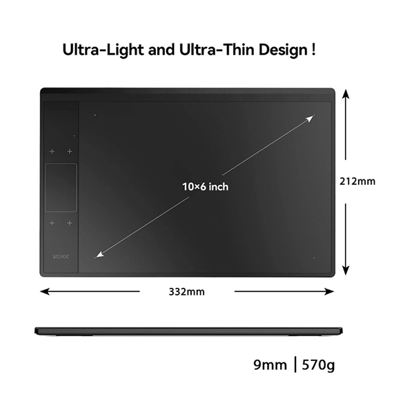 VEIKK A30 V2 Drawing Tablet 10×6 Inch Graphics Tablet Price in Lebanon ...