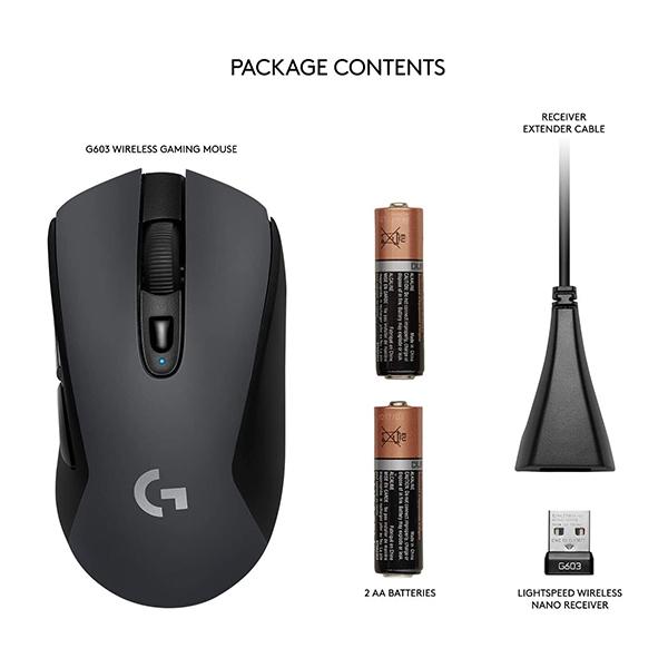 Logitech G603 LIGHTSPEED Gaming Mouse Hero 12K Price in Lebanon – Mobileleb