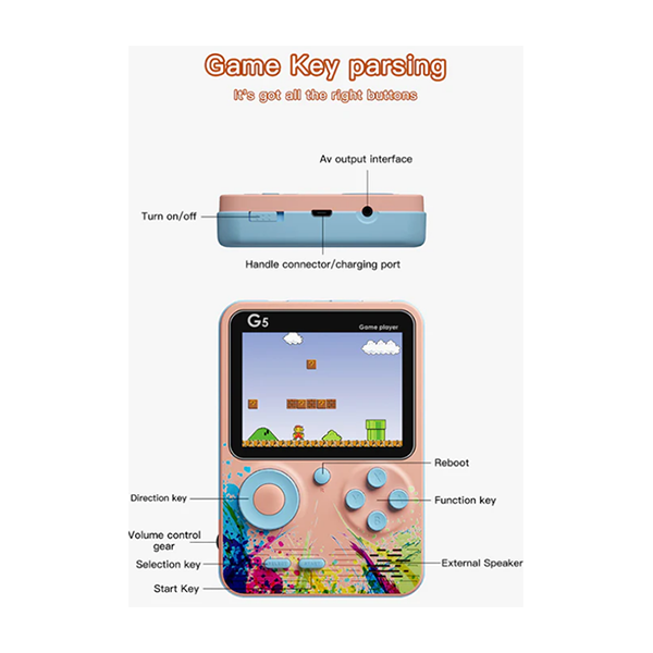 G5 Game Box 500 Retro Games Best Price In Lebanon – Mobileleb