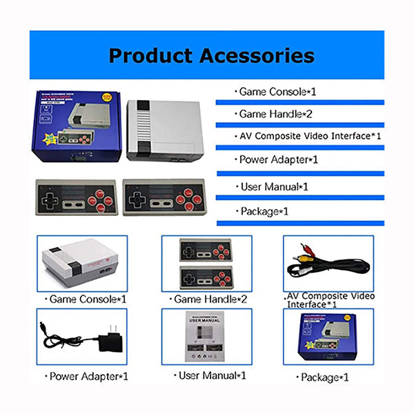 Retro Wireless Video Game Console 620 Games Price In Lebanon – Mobileleb