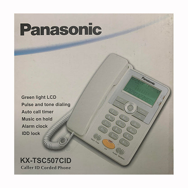 Panasonic Caller ID KX-TSC507CID Corded Phone Price In Lebanon – Mobileleb