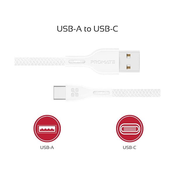 Promate PowerBeam-C USB-A Male to USB-C Price In Lebanon – Mobileleb
