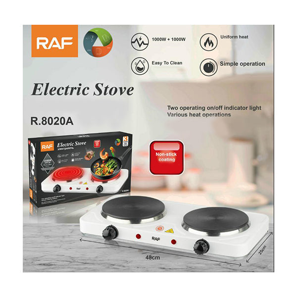RAF Electric Double Stove R-8020A Best Price in Lebanon – Mobileleb